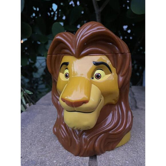 Other | Simba The Lion King On Ice Mug Cup Stein Flip Top Lid Vintage ...